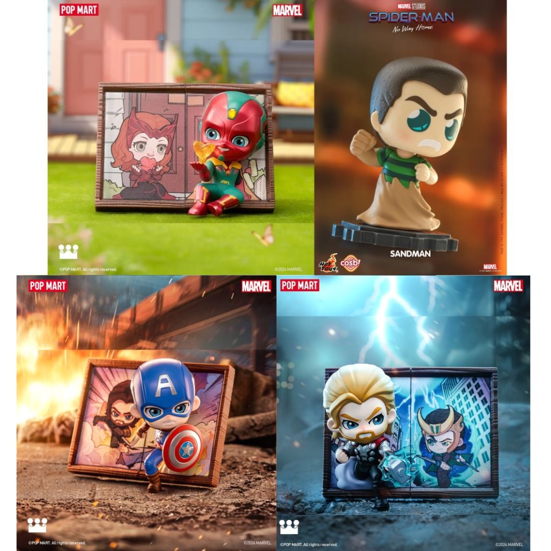 [WTS/WTT] Pop Mart Popmart Marvel Photo Frame Captain America Thor ...