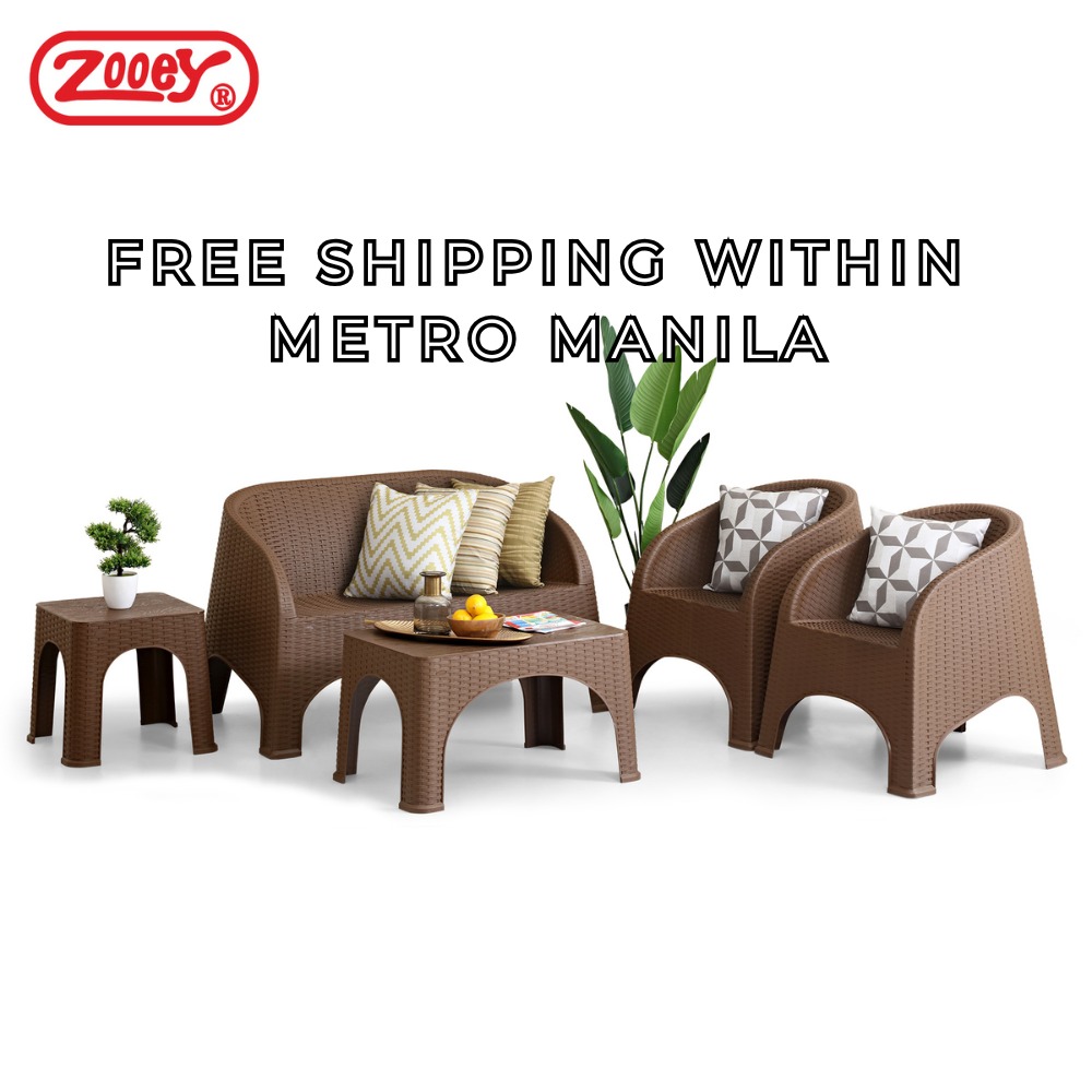 ZOOEY MODERN SALA SET (Sofa Set/ Plastic Chairs and table/Table and ...