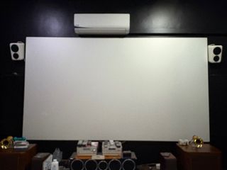 Projector white screen, TV & Home Appliances, TV & Entertainment ...