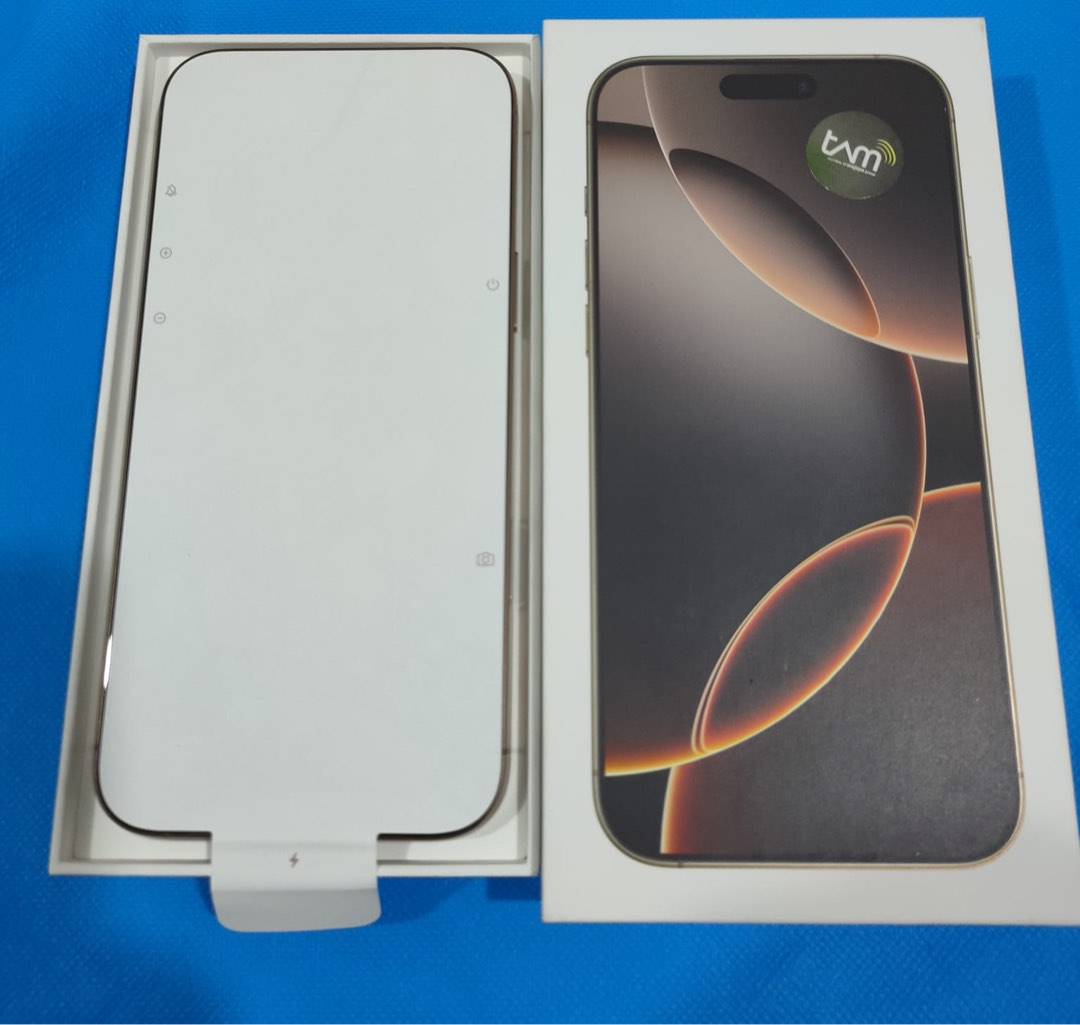 16 PRO MAX 256 Desert Titanium ibox Baru Buka Dus Gajadi Pakai, Telepon ...