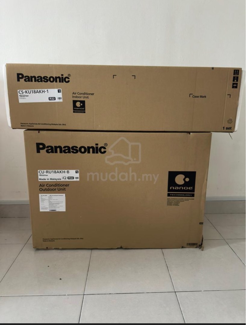 Aircond 2.0hp brand new Panasonic Inverter, TV & Home Appliances, Air Conditioners & Heating on ...