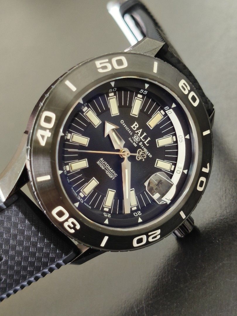 Ball Automatic Fireman NECC with Black TiC Watch, Luxury, Watches on ...