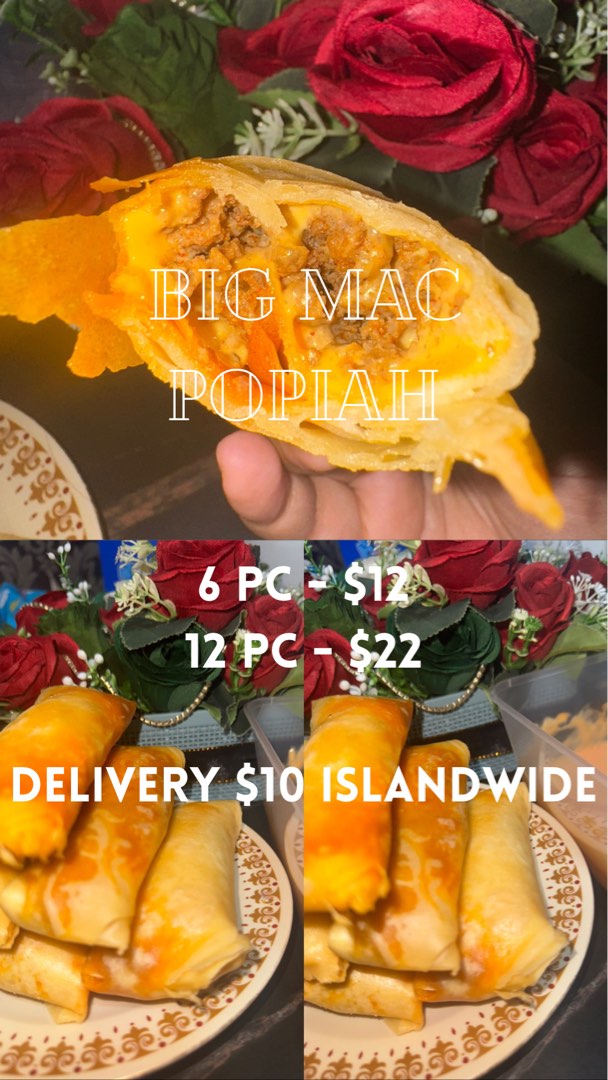 Big Mac Popiah, Food & Drinks, Homemade Bakes on Carousell