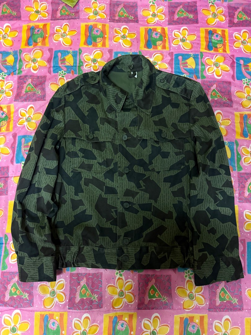 Bulgarian army splinter camo tanker jacket, Men's Fashion, Coats ...