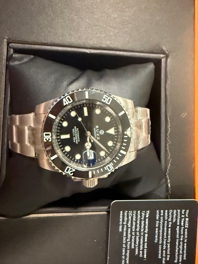 Buzz Automatic Watch, Men's Fashion, Watches & Accessories, Watches on ...