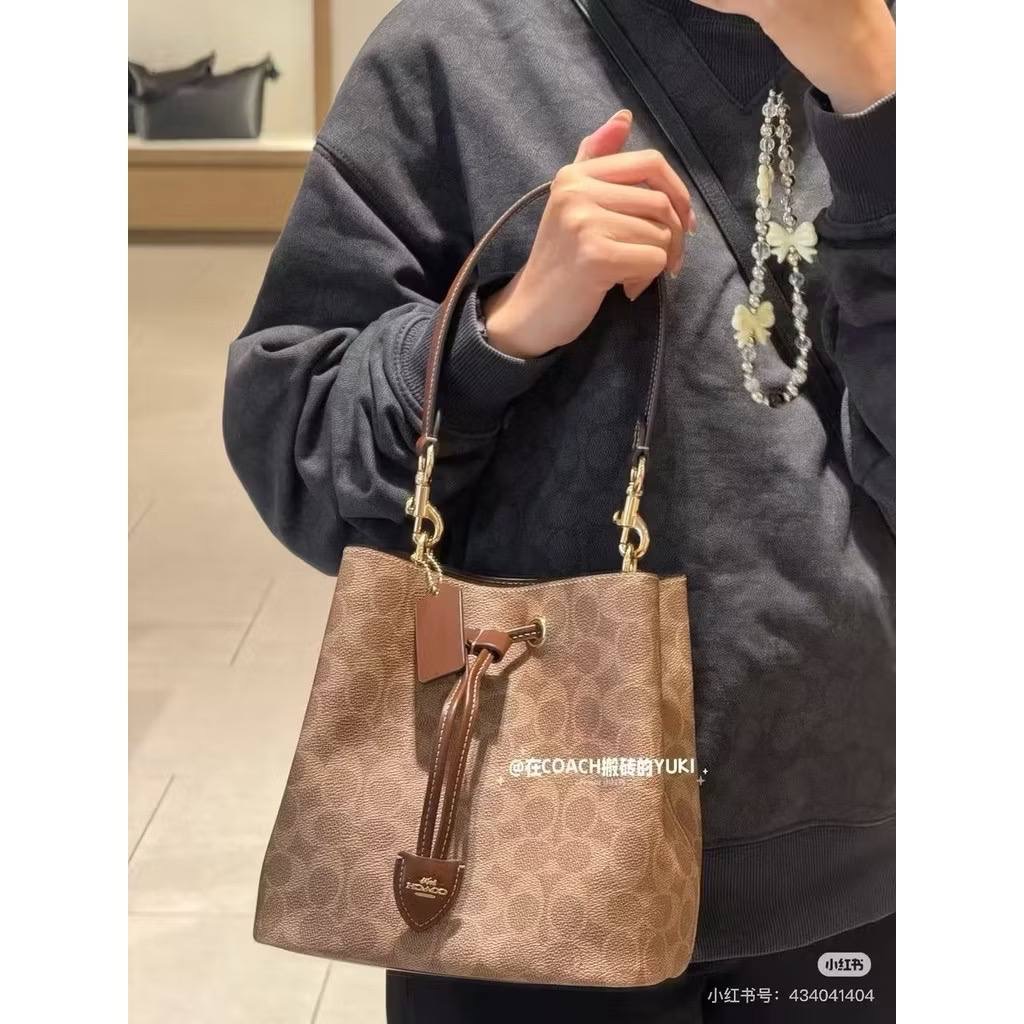 Coach rowan bucket bag shoulder bag crossbody bag, Luxury, Bags ...