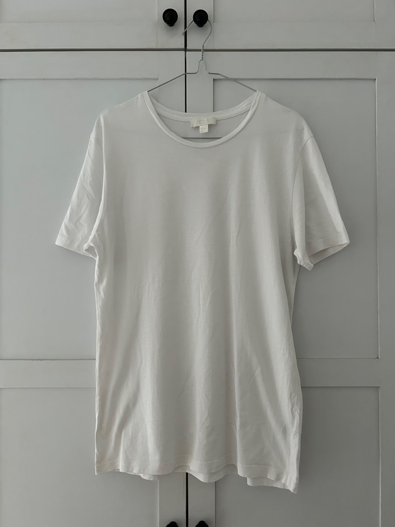 COS Basic White Top 1, Fesyen Wanita, Pakaian Wanita, Atasan di Carousell