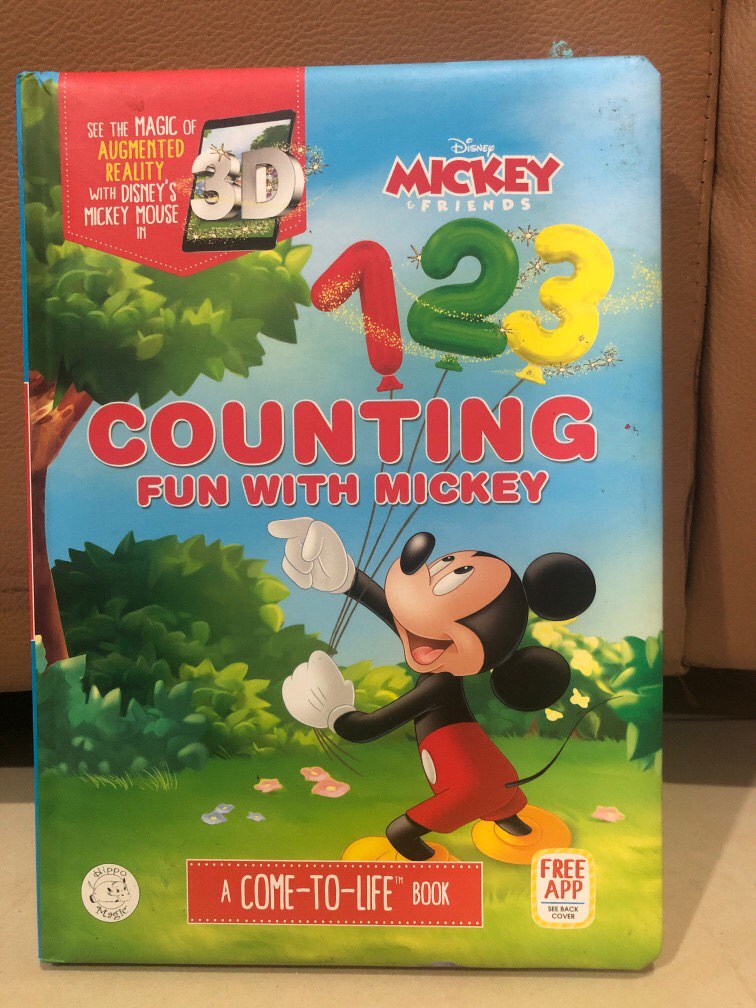 Counting Fun with Mickey, Buku & Alat Tulis, Buku Anak-Anak di Carousell
