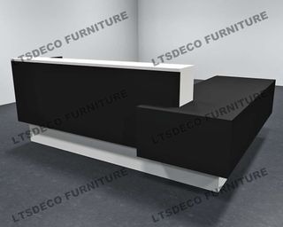 CUSTOMIZED RECEPTION TABLE | OFFICE PARTITION | OFFICE FURNITURE ...