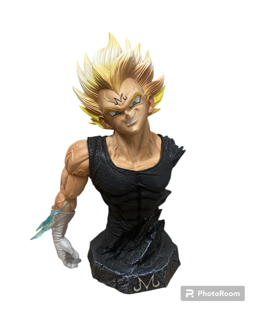 Dragonball Vegeta Majin Half Body Figure, Hobbies & Toys, Toys & Games ...