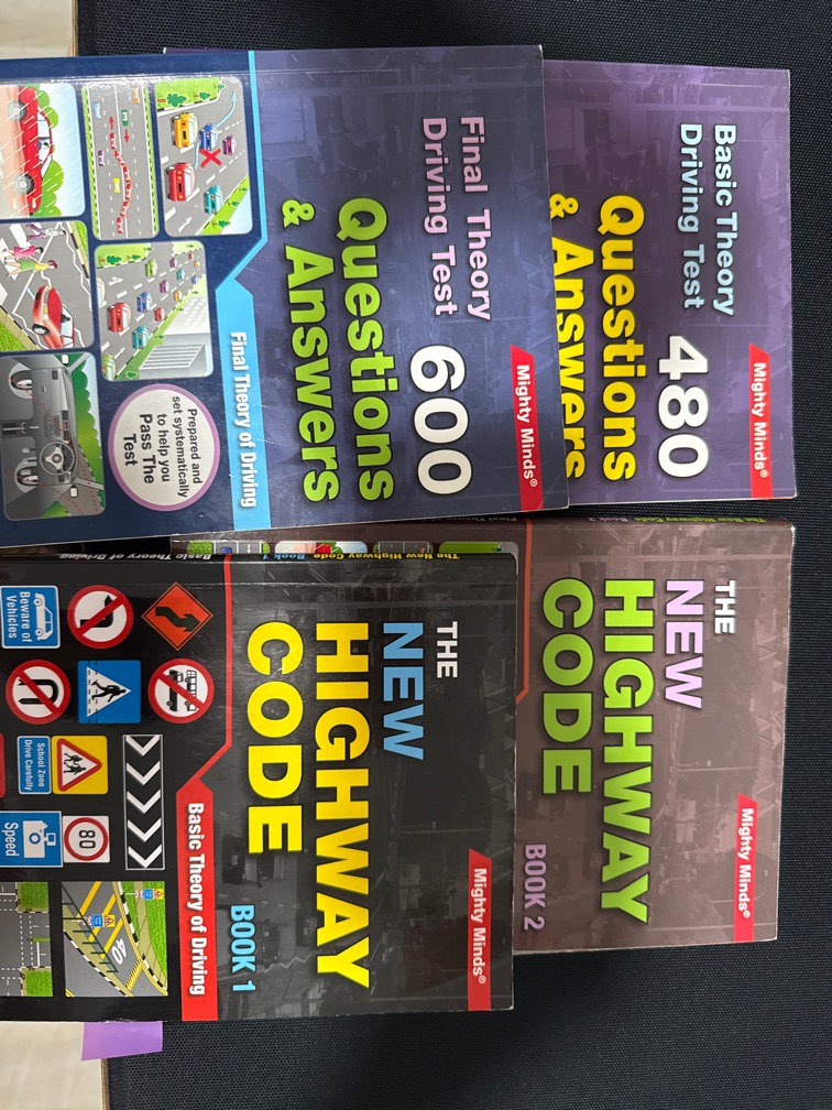 Driving books - basic theory, final theory 4 books, Hobbies & Toys ...