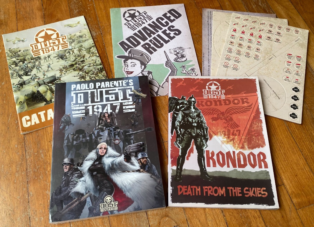 DUST 1947 Miniatures Game Rulebooks and Cards, Hobbies & Toys, Toys ...