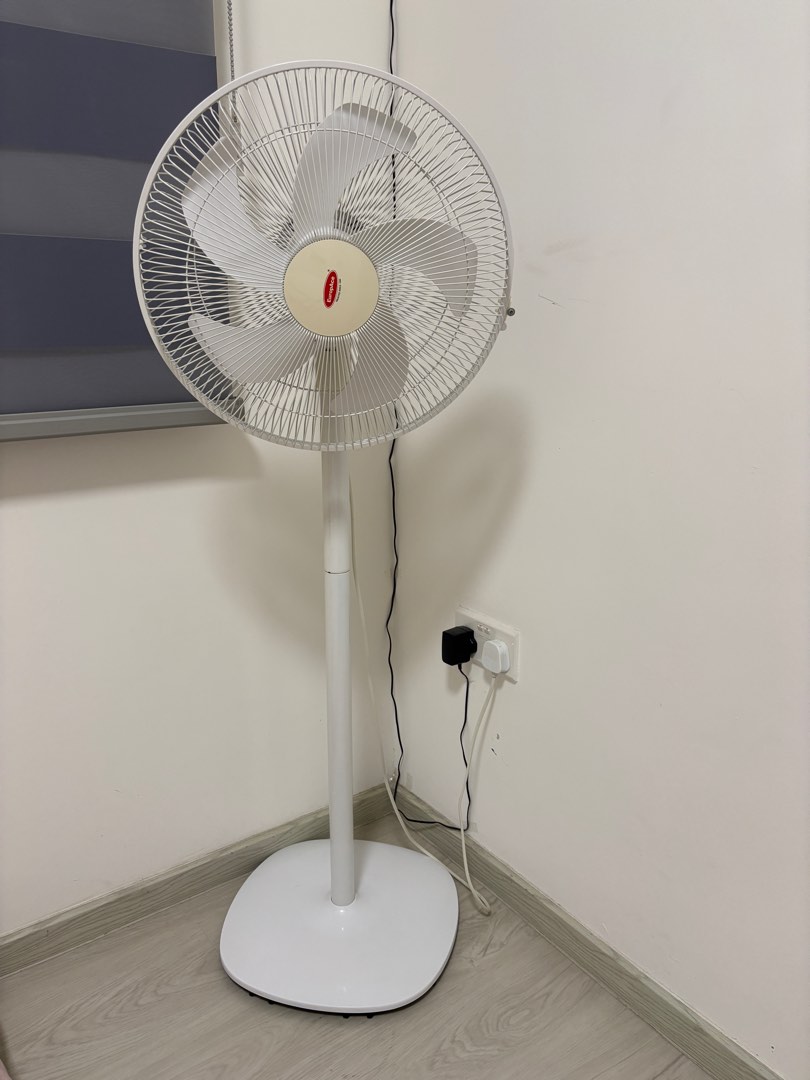 EuropAce 14 inch standing fan with 5 blades, Furniture & Home Living ...