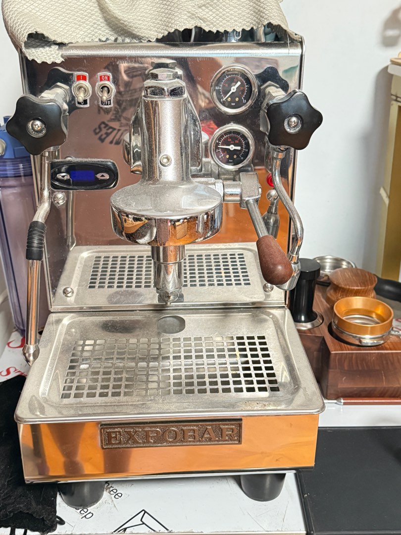 Expobar E61 PID 雙鍋爐旋轉泵頂配版, 家庭電器, 廚房電器, 咖啡機及咖啡壺 - Carousell