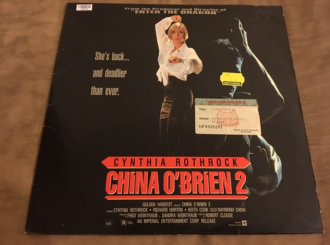 Female Fighter! Cynthia Rothrock (1990) China O'Brien 2 USA Crime Cult ...