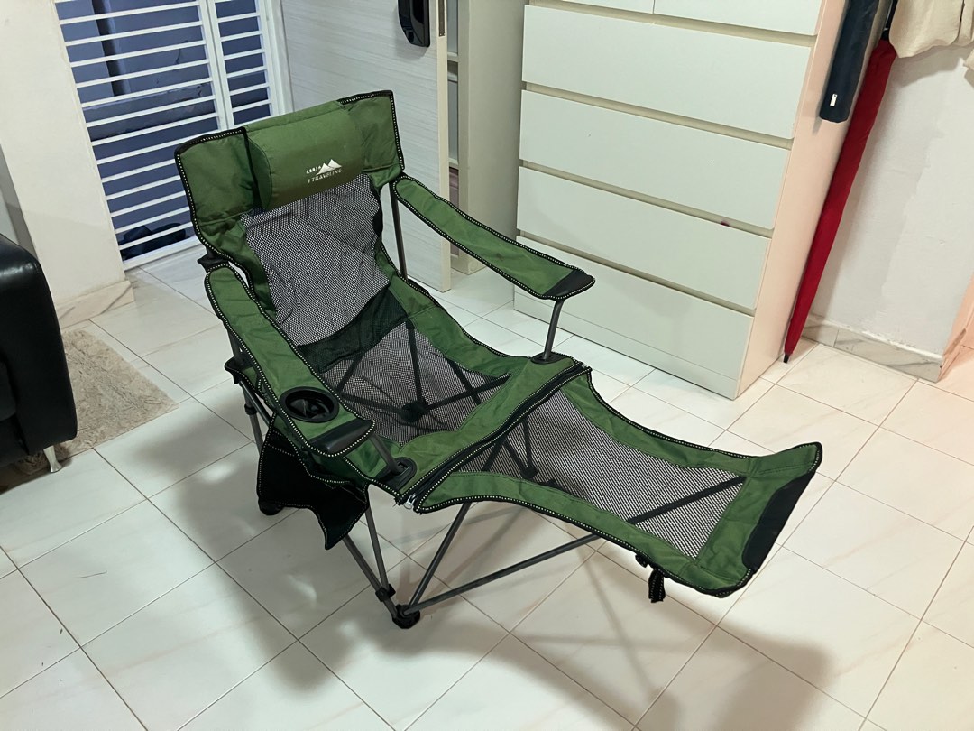 Foldable Field Chair, Sports Equipment, Hiking & Camping on Carousell
