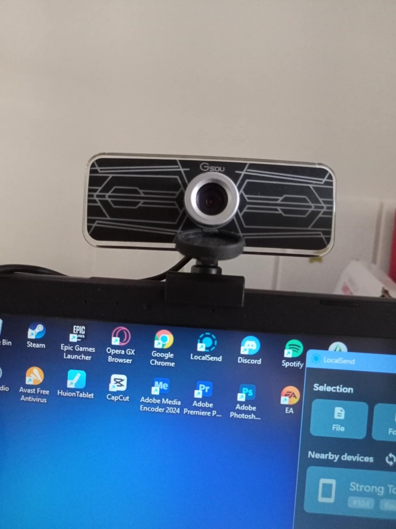 HD PC and Laptop webcam with built in microphone, Computers & Tech ...