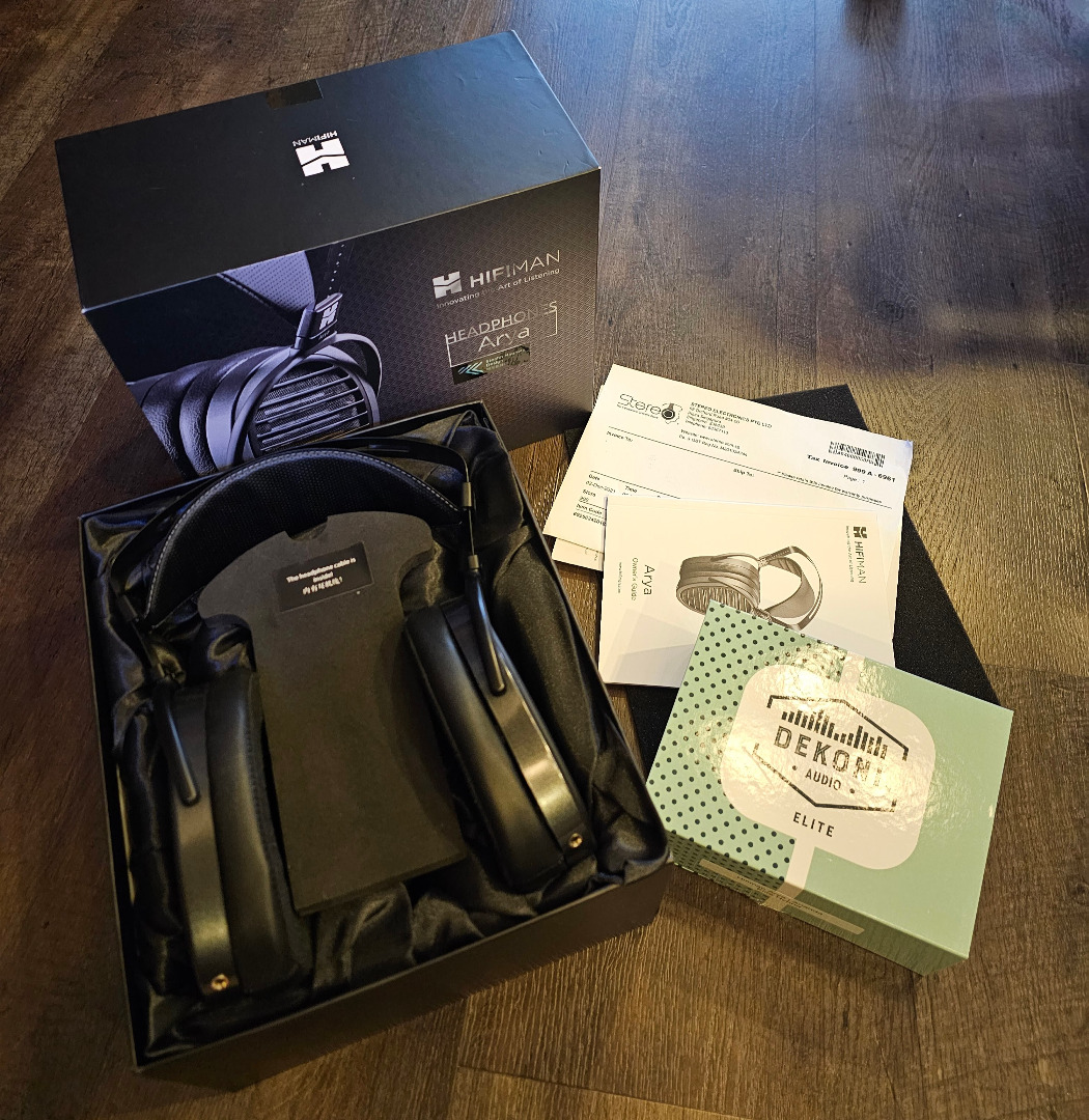 Hifiman Arya V3 Stealth Magnet Planar Magnetic Open-Back Over-Ear ...