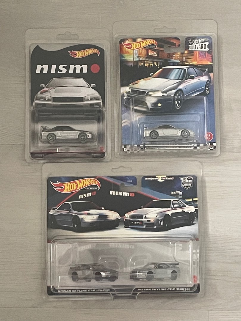 Hot wheels Nismo Set of 3 (r32,r33 and r34) , Hobbies & Toys, Toys ...