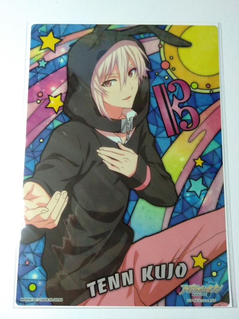 IDOLISH7 - Kujo Tenn Official Clear Visual Poster Sheets w/ Visual ...