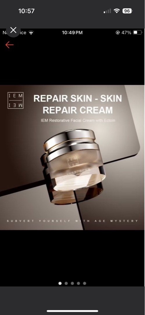 IEM Ectoine cream, Beauty & Personal Care, Face, Face Care Products on ...
