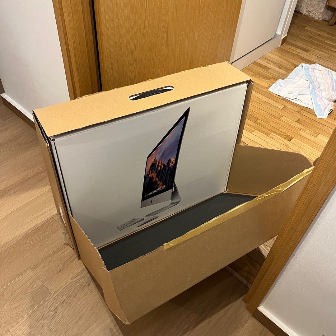 iMac Box and delivery packaging box all in one! Perfect when you need ...