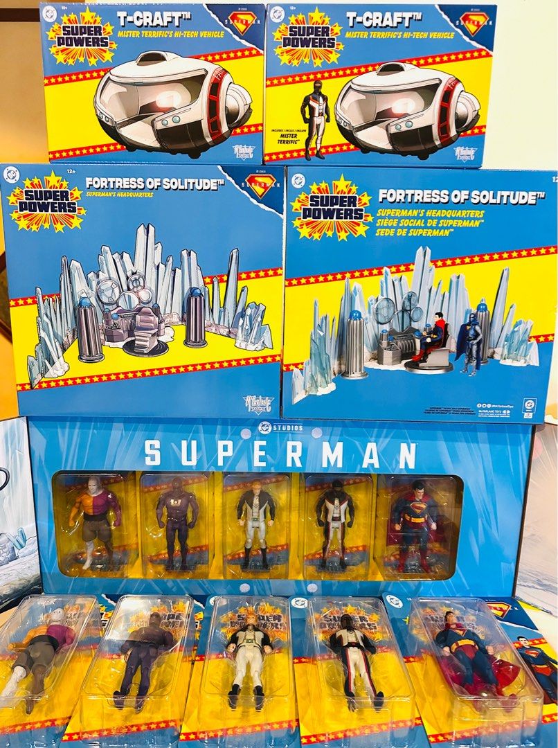 IN HAND‼️Superpowers Superman movie series: SUPERMAN, Ultraman, Metallo ...