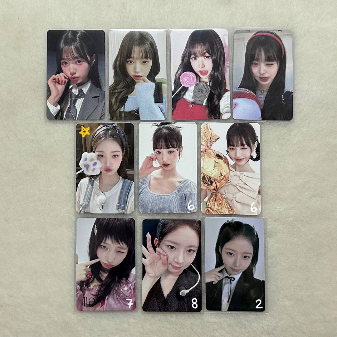 ive wonyoung rei pcs pobs photocard hapa kristin ive mine ive switch ...