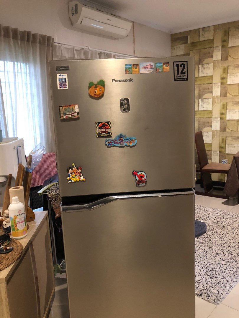Kulkas panasonic 2 pintu, Kitchen & Appliances di Carousell