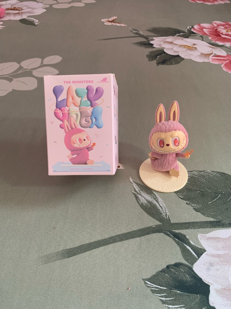 Labubu Lazy Yoga Confident, Toys & Collectibles, Mainan di Carousell