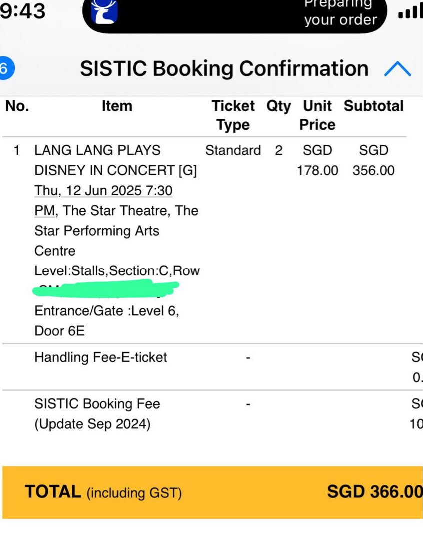 Lang Lang Plays Disney in Concert (standard 2 ticket), Tickets ...