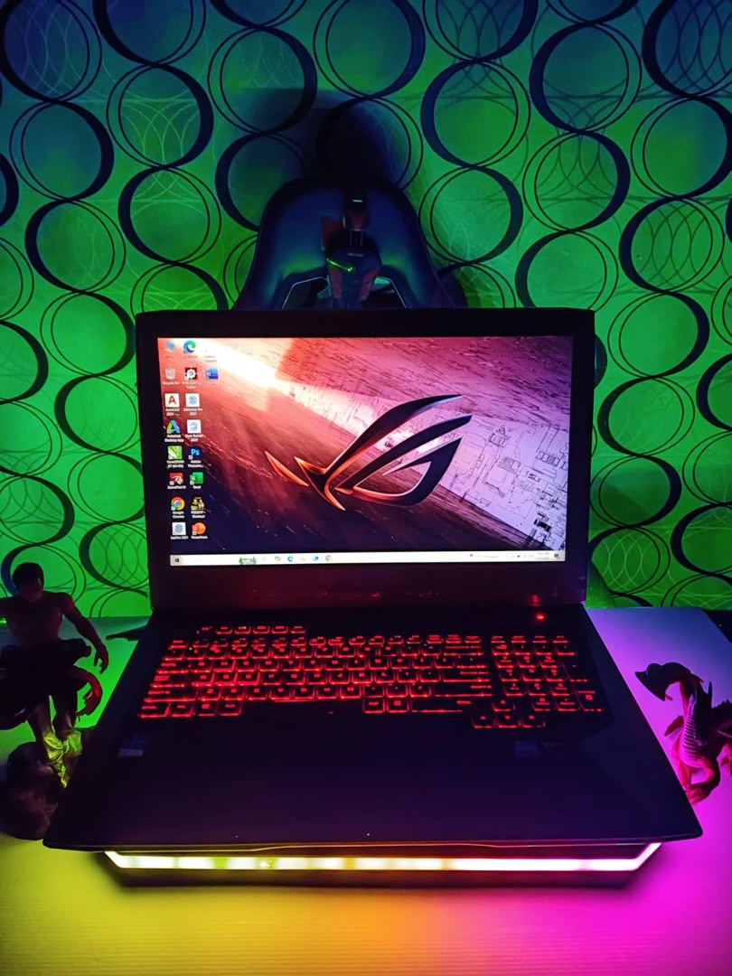 Laptop Gaming ASUS ROG 17 Ram 40gb Ssd+Hdd Vga Nvidia Siap Pakai COd ...