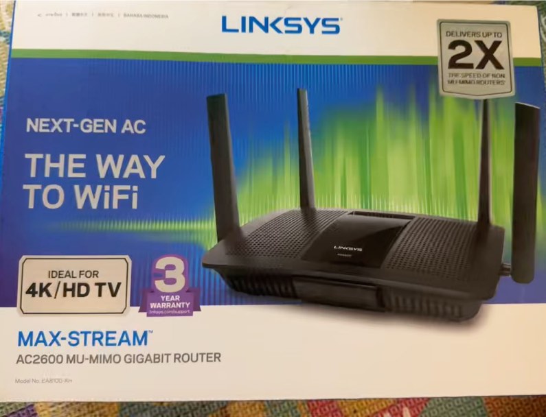 Linksys Max-Stream AC2600 MU-MIMO Gigabit Router, Computers & Tech ...