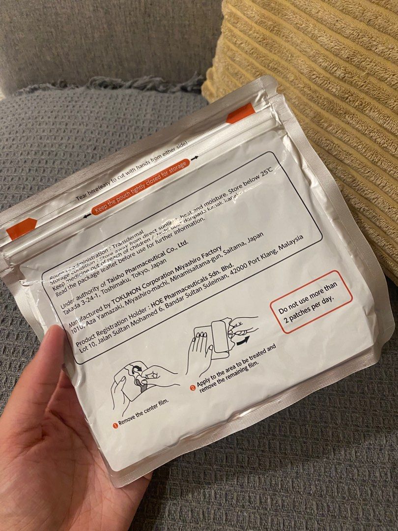 LOCOA 40MG TRANSDERMAL PATCH, Health & Nutrition, Medical Supplies ...