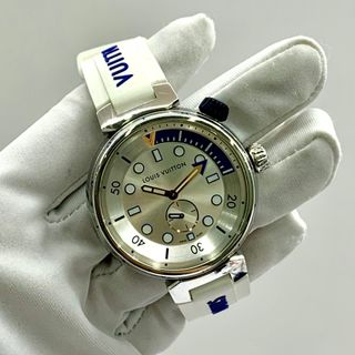 LOUIS VUITTON LADY TAMBOUR MONOGRAM 34MM QUARTZ WATCH, Luxury, Watches ...