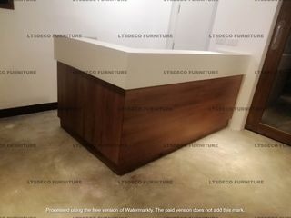 L-SHAPE RECEPTION COUNTER TABLE | OFFICE PARTITION | OFFICE FURNITURE ...