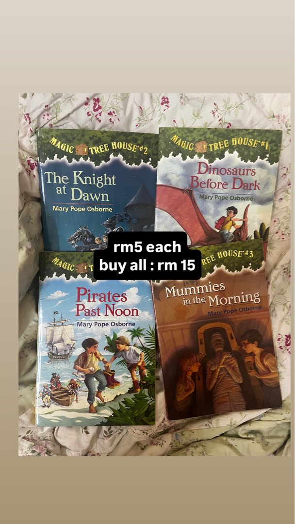 Magic Treehouse 1-4, Hobbies & Toys, Books & Magazines, Children's ...