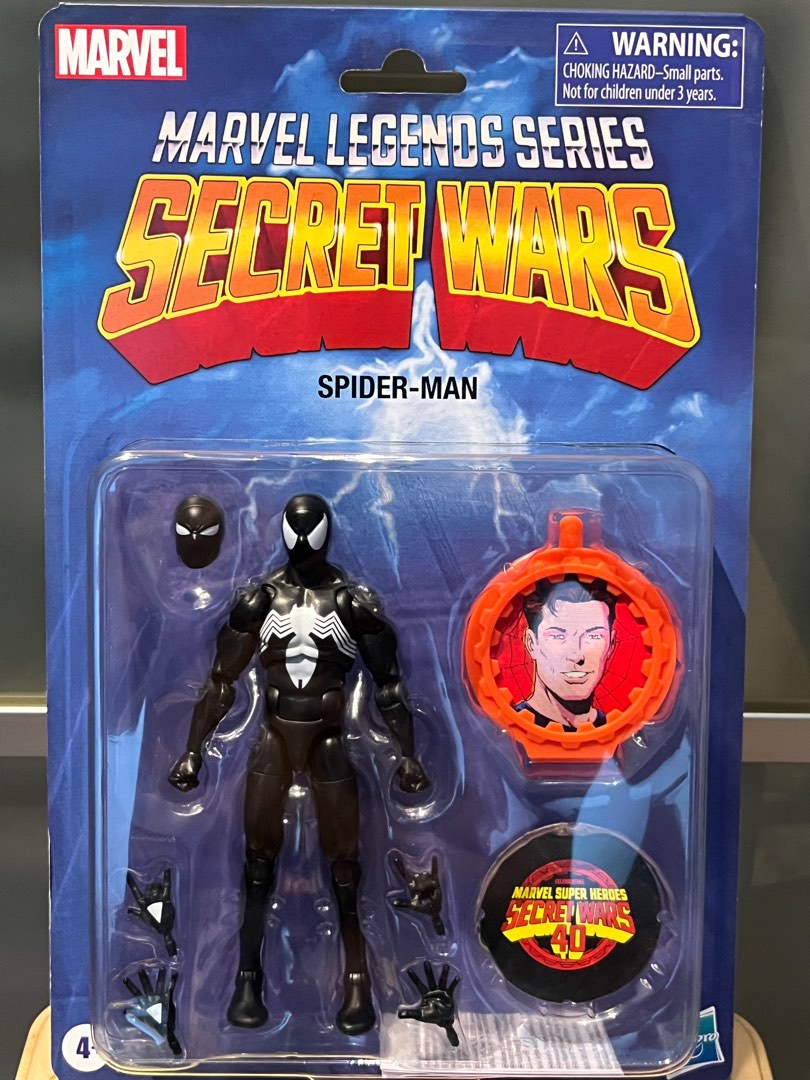 Marvel Legends Secret Wars Black Suit Spider-Man Symbiote, Hobbies ...