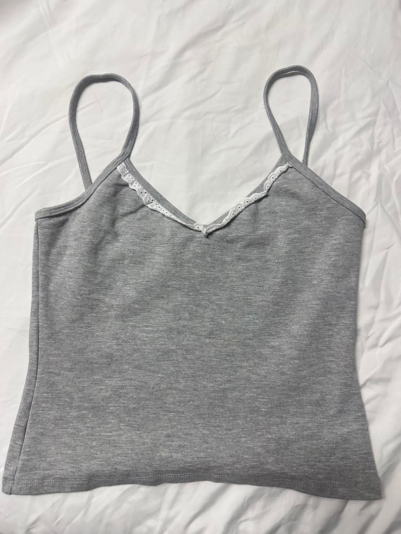 miu the label cairo tank top, Women's Fashion, Tops, Sleeveless on ...