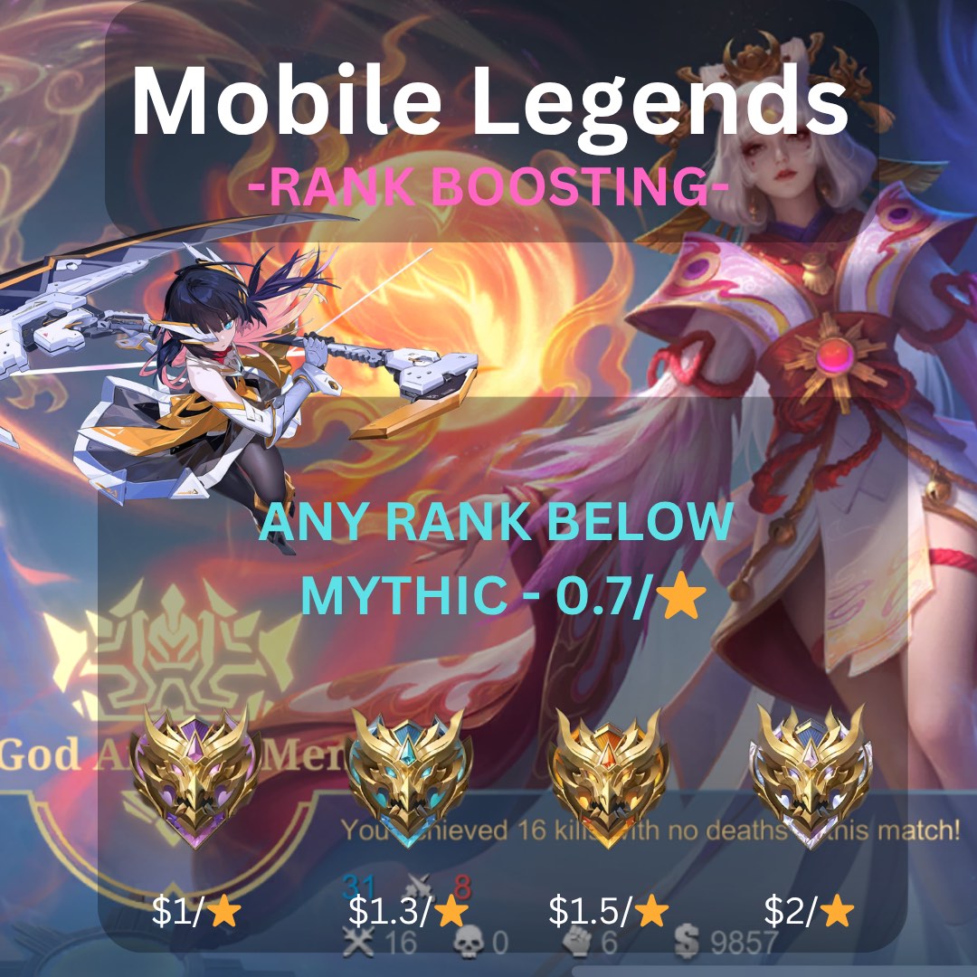 Mobile Legends Boosting / ML BOOSTING / ML BOOST / MLBB BOOST / MLBB ...