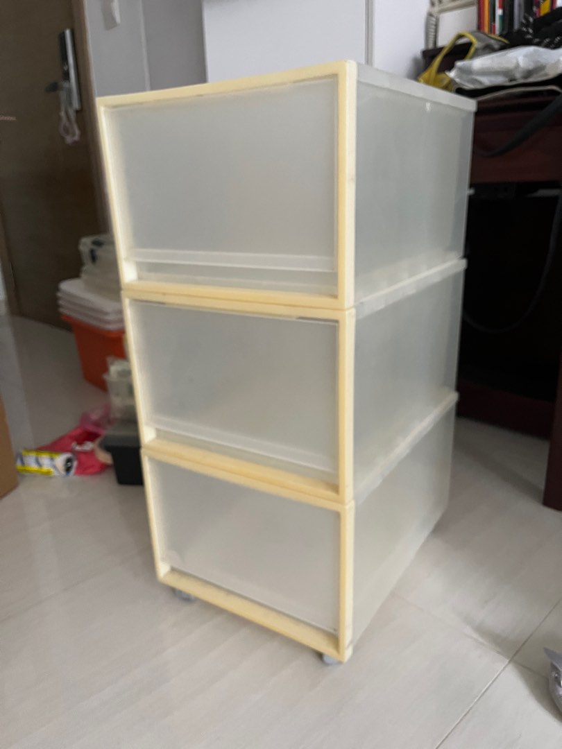 Muji drawer with wheel, Furniture & Home Living, Furniture, Shelves ...