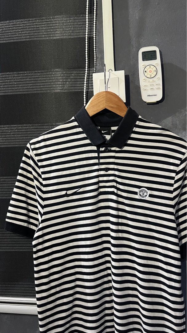 nike collar manchester united stripe, Men's Fashion, Tops & Sets ...