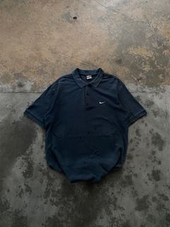 NIKE COLLAR SMALL SWOOSH, Men's Fashion, Tops & Sets, Tshirts & Polo ...