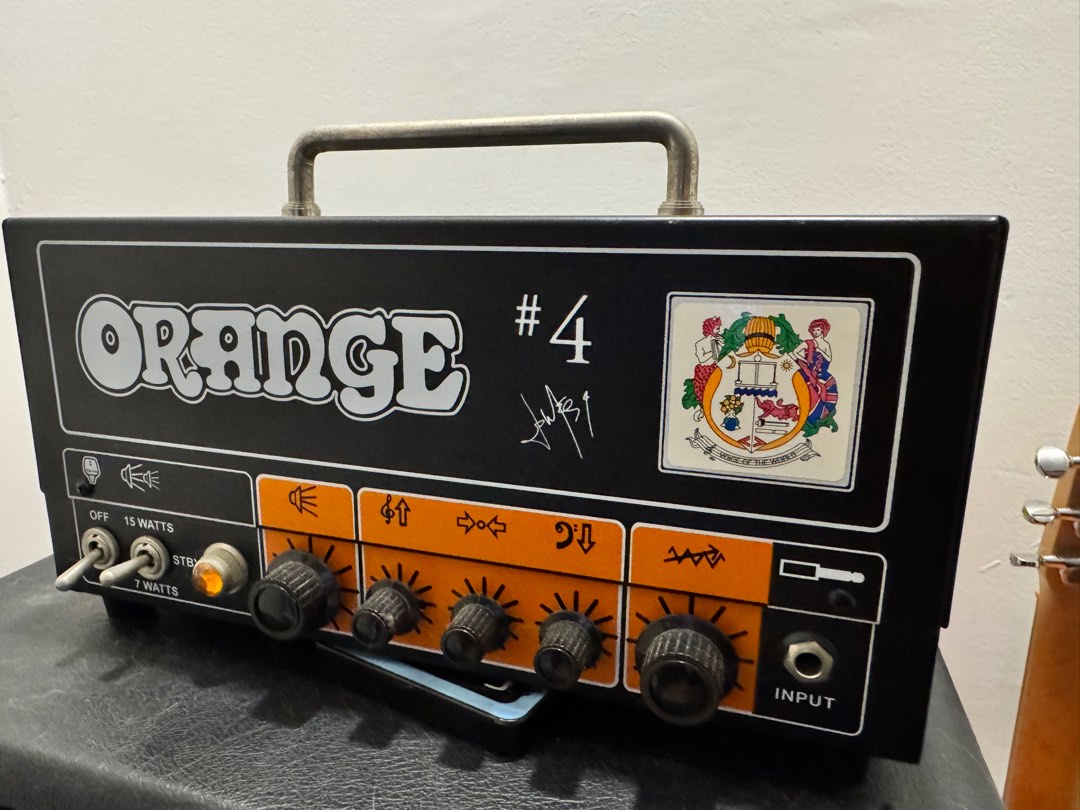 Orange Signature #4 Jim Root Terror (head), Hobbies & Toys, Music ...