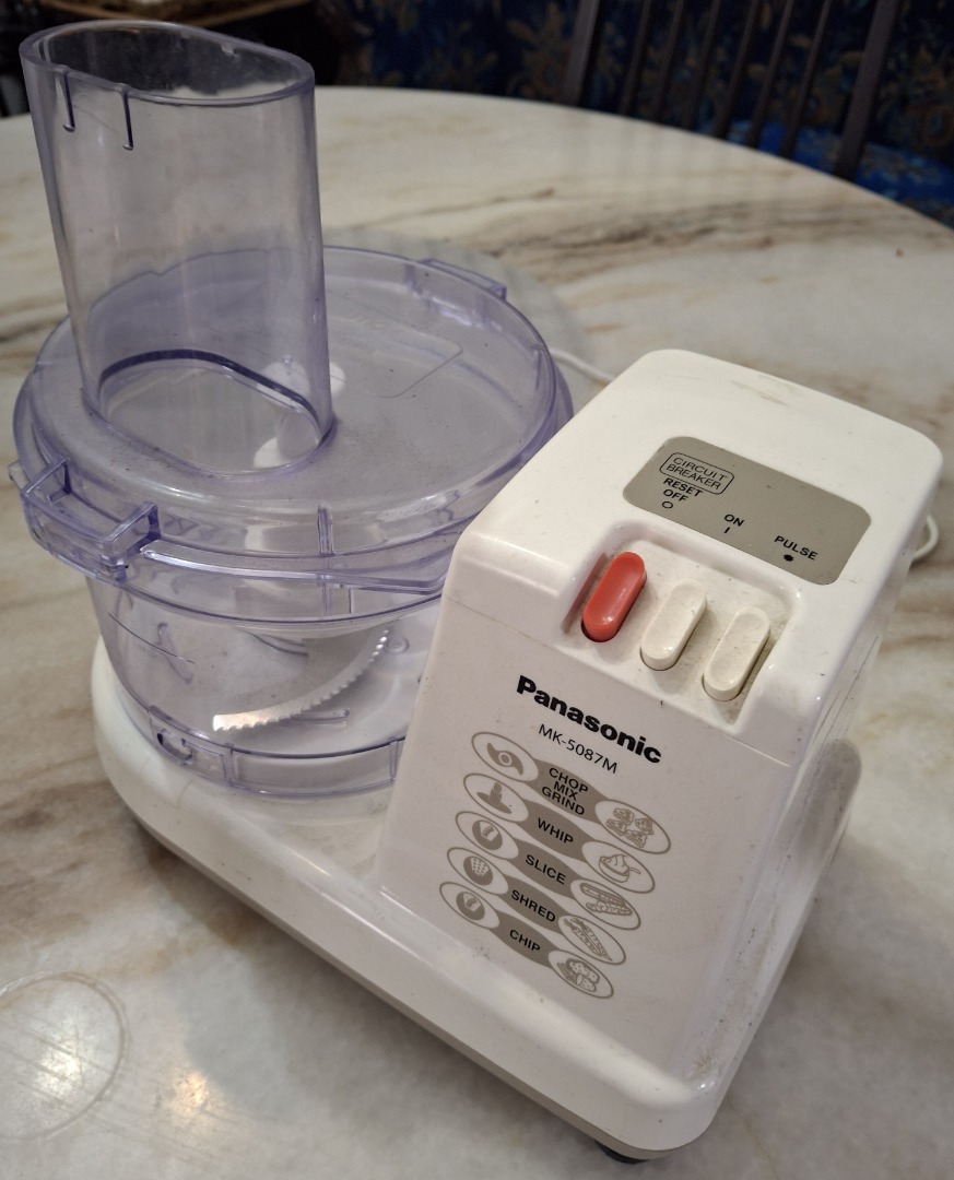 Panasonic Food Processor Blender MK-5087M, TV & Home Appliances ...
