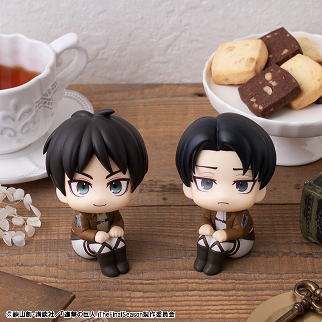 [PO] Attack on Titan AOT LookUp Figure Eren Levi, Hobbies & Toys, Toys ...