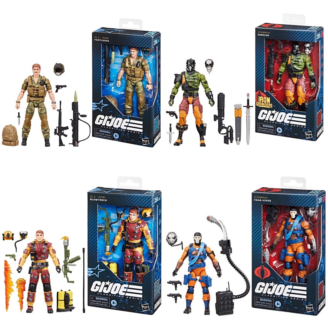 [PO] Hasbro GI G.I. Joe Classified Series Frag Viper, Blowtorch ...