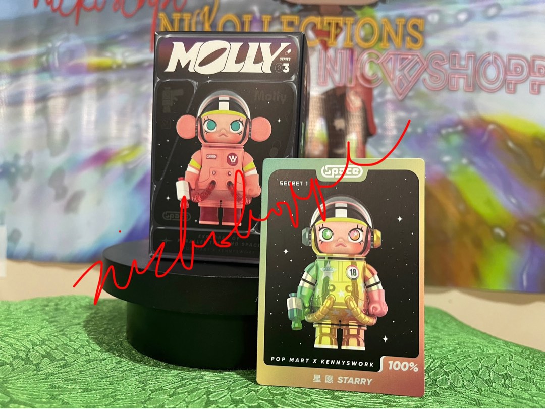 Pop Mart SPACE MOLLY SECRET: STARRY (series 3) & CHEER BEAR (Series 2 ...