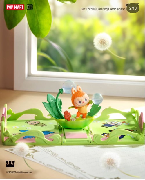 POPMART Gift for you Greeting Card Series - Labubu, Hobbies & Toys ...