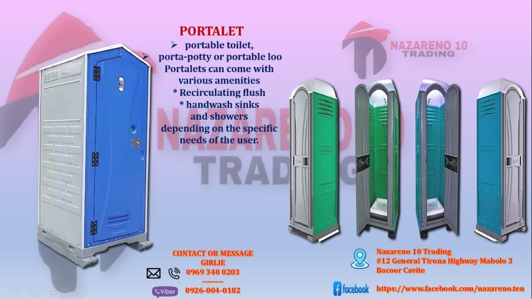 PORTALET PORTABLE TOILET, Everything Else, Others on Carousell